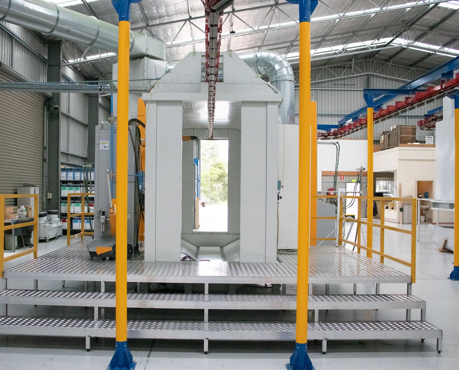 Client Site - GEMA Powder Coating System - Coating Supplies